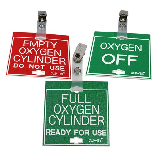 Veterinary Cage Cards - "Oxygen Information" Cage Tags/Kennel Tags