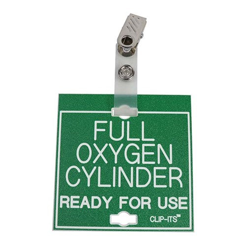 Veterinary Cage Cards - "Full Oxygen Cylinder" Cage Tags/Kennel Tags