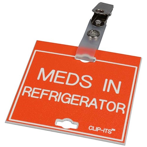 Veterinary Cage Cards - "Meds in Refrigerator" Cage Tags/Kennel Tags